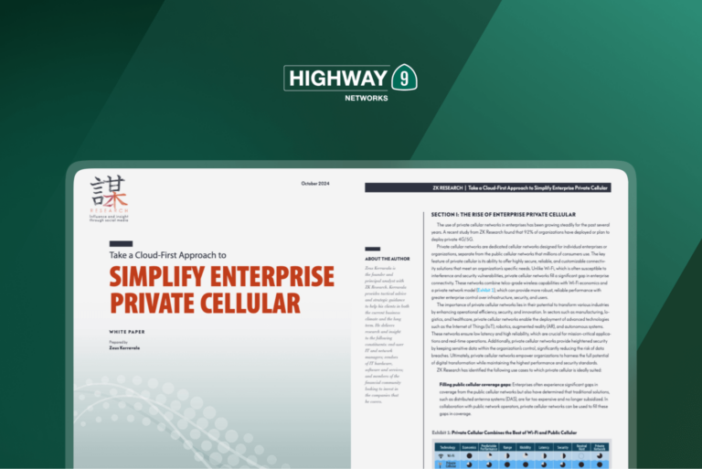 Cloud-Powered Enterprise Mobile Networking and Private 5G